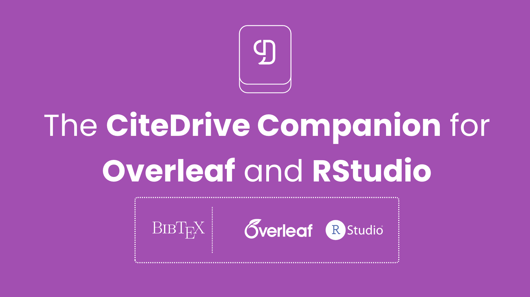 El compañero de CiteDrive para Overleaf y RStudio | CiteDrive – Gestor de Referencias BibTeX ...